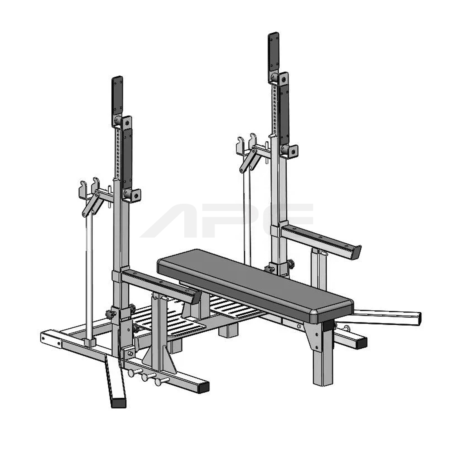 ADJUSTABLE IPF COMBO RACK - Ape Fitness - Home and Commercial Gym ...